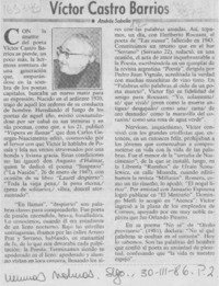 BND Visor : Víctor Castro Barrios [artículo] Andrés Sabella.