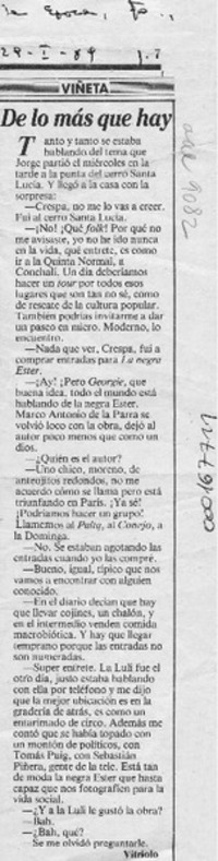 BND Visor : De lo más que hay [artículo] Vitriolo.