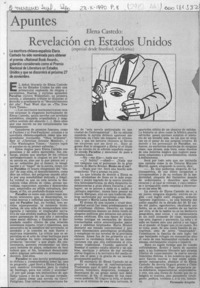 BND Visor : Elena Castedo, revelación en Estados Unidos [artículo ...