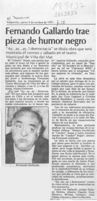 BND Visor : Fernando Gallardo trae pieza de humor negro [artículo].