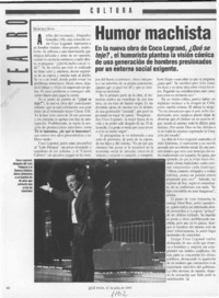 BND Visor : Humor machista [artículo] Marcelo Soto.