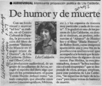 BND Visor : De Humor y de muerte [artículo].