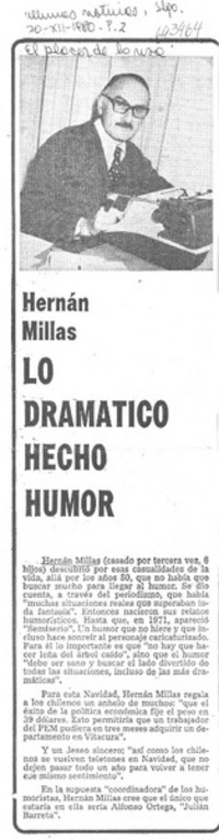BND Visor : Lo dramático hecho humor. [artículo]