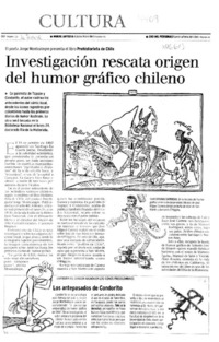 BND Visor : Investigación rescata origen del humor gráfico chileno ...