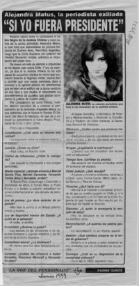 BND Visor : "Si yo fuera presidente" [artículo].