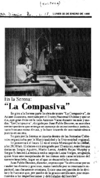 BND Visor : "La Compasiva". [artículo]