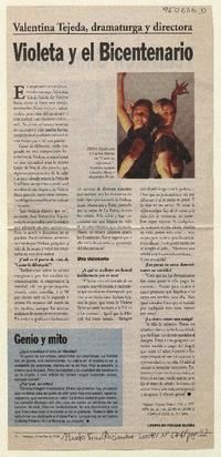 BND Visor : Violeta y el bicentenario (entrevista) [artículo] Leopoldo ...